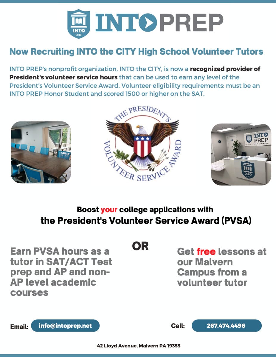Now Recruiting INTO the CITY High School Volunteer Tutors | INTO Prep