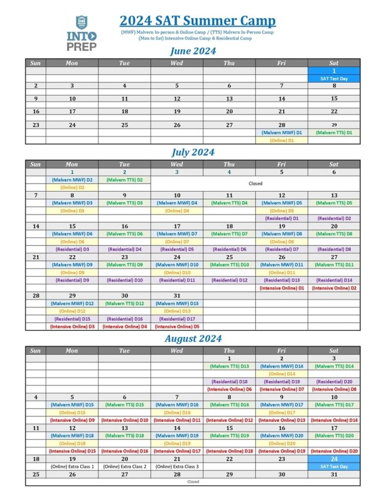 00. 2024 Summer Camp Calendar_page-0001 | INTO Prep